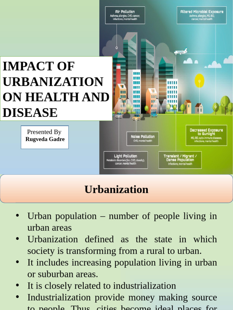 Effect of Urbanization..Roll No. 10 | PDF | Urbanization | Pollution