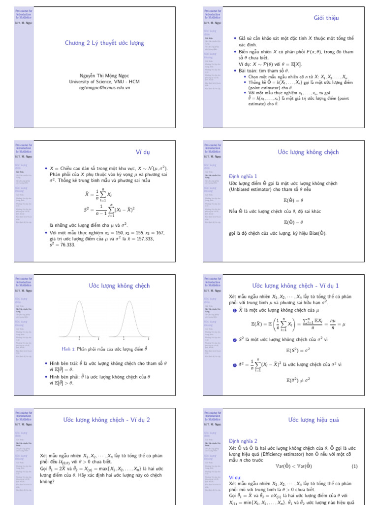 Chap2 Estimation - SV | PDF