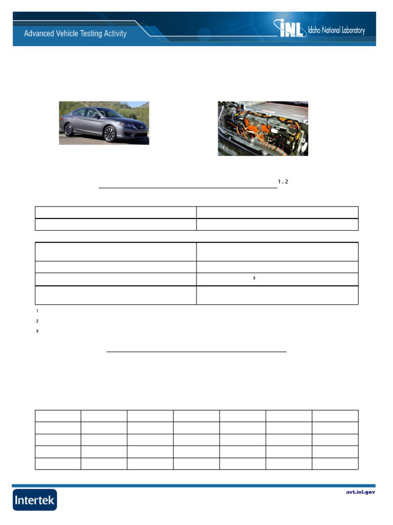 HEV Battery Pack Test Results Summary | PDF | Hybrid Vehicle | Hybrid ...