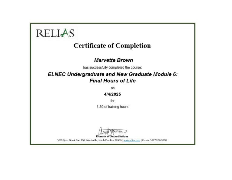 CertificateofCompletion (1) - 075217 | PDF