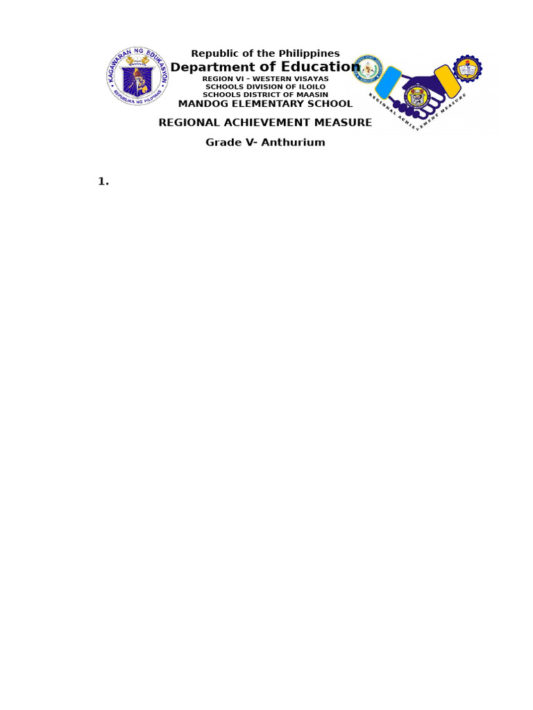RAM List of Learners Blank | PDF