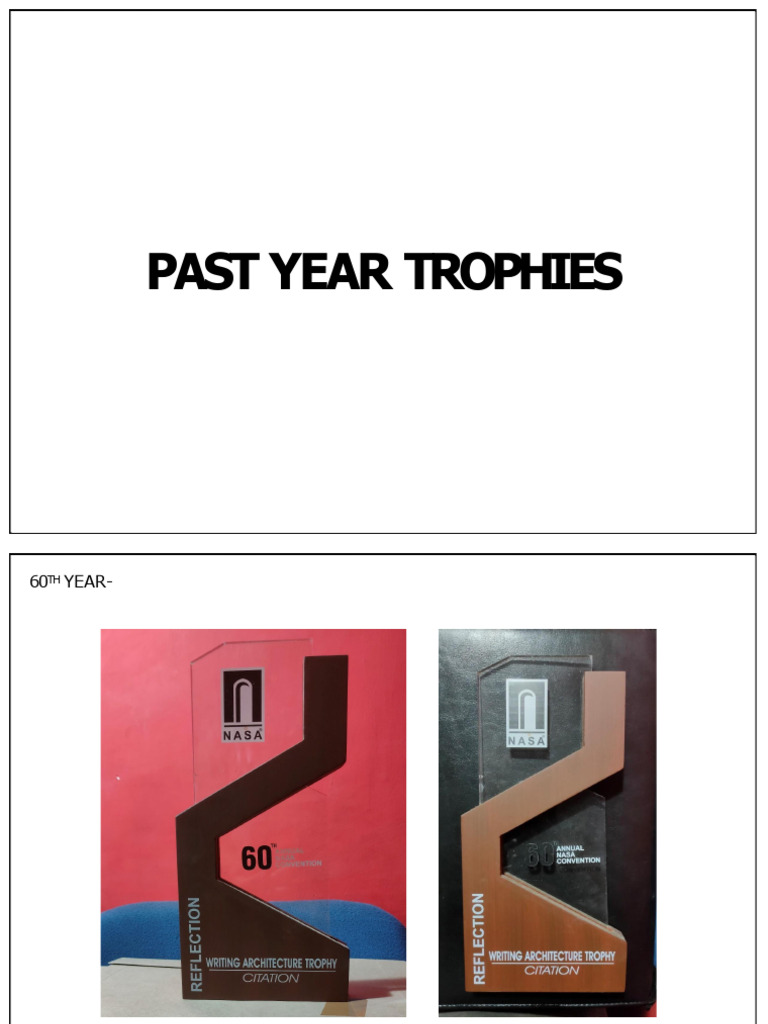 NASA Trophy Design Specifications | PDF