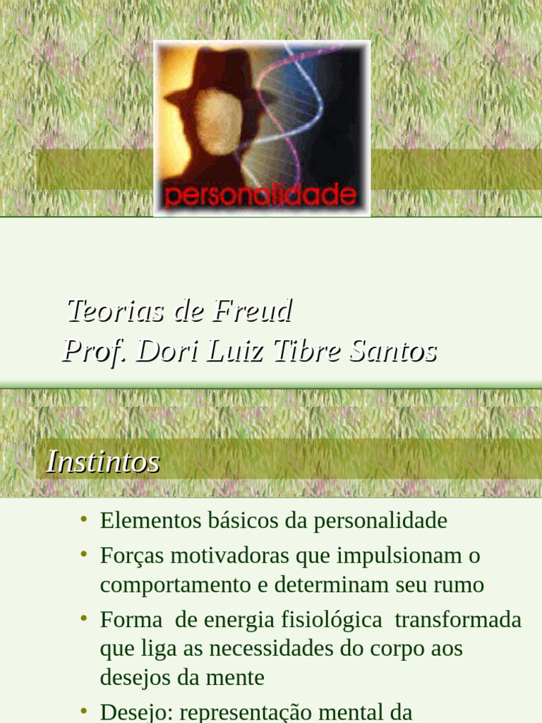 Teorias de Freud: Instintos e Personalidade | PDF | Autoimagem ...