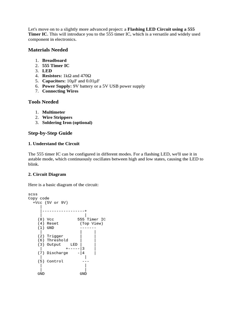 Basic Electronics Project Using 555 Time Ic Pdf Arduino Raspberry Pi