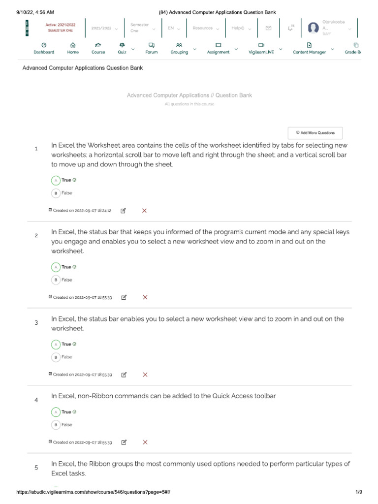 Practice Questions COMM 804 E | PDF