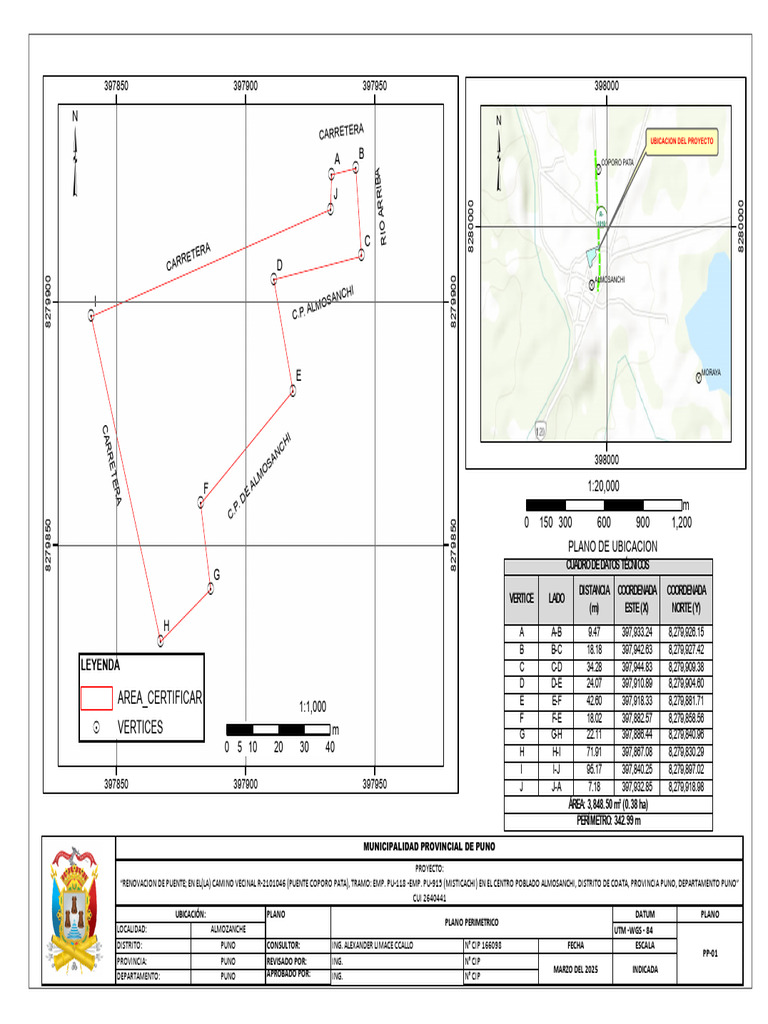 Plano Perimetrico | PDF