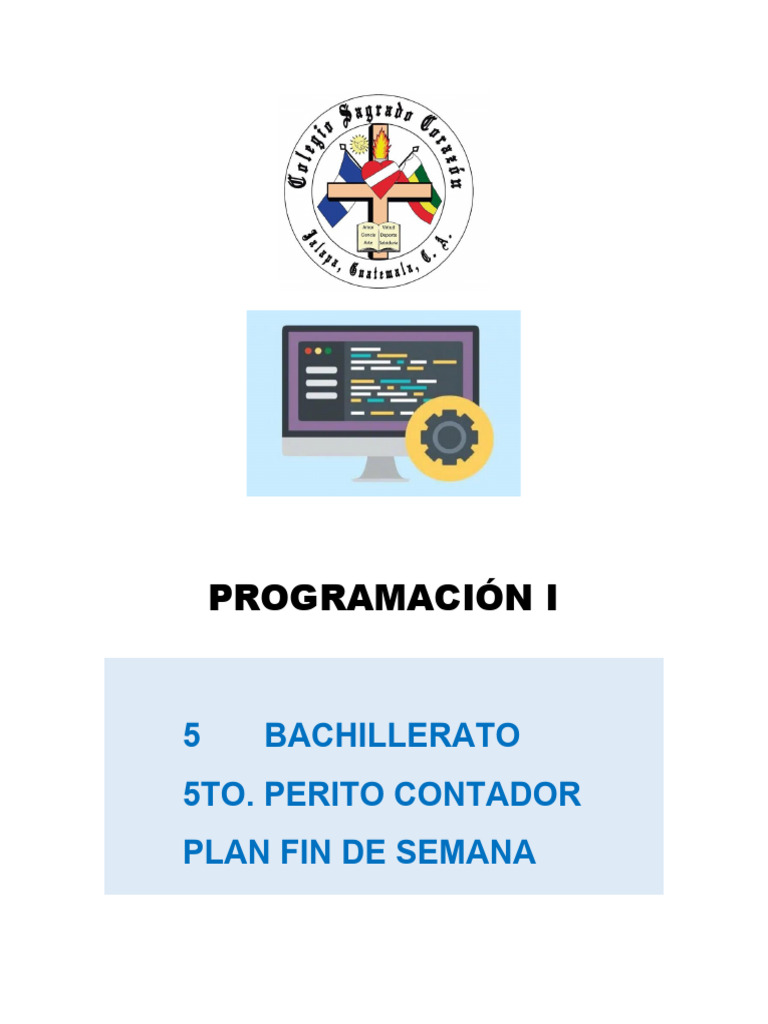 Programacion Ii Bachillerato Comercial | PDF | Programación | Programa de computadora