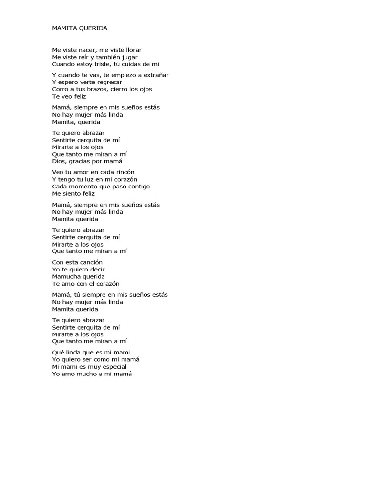 MAMITA QUERIDA | PDF