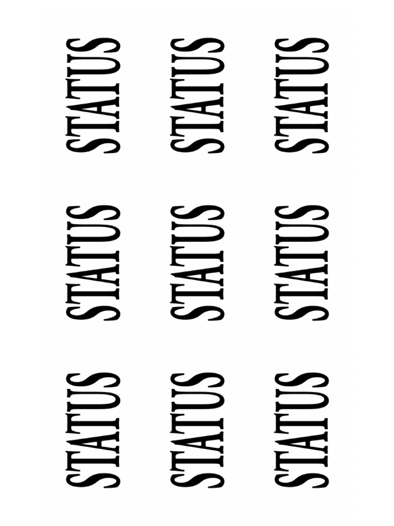 STATUS Card Back | PDF