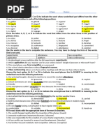 A. Match The Questions To The Answers.: Where | PDF | Language Arts ...