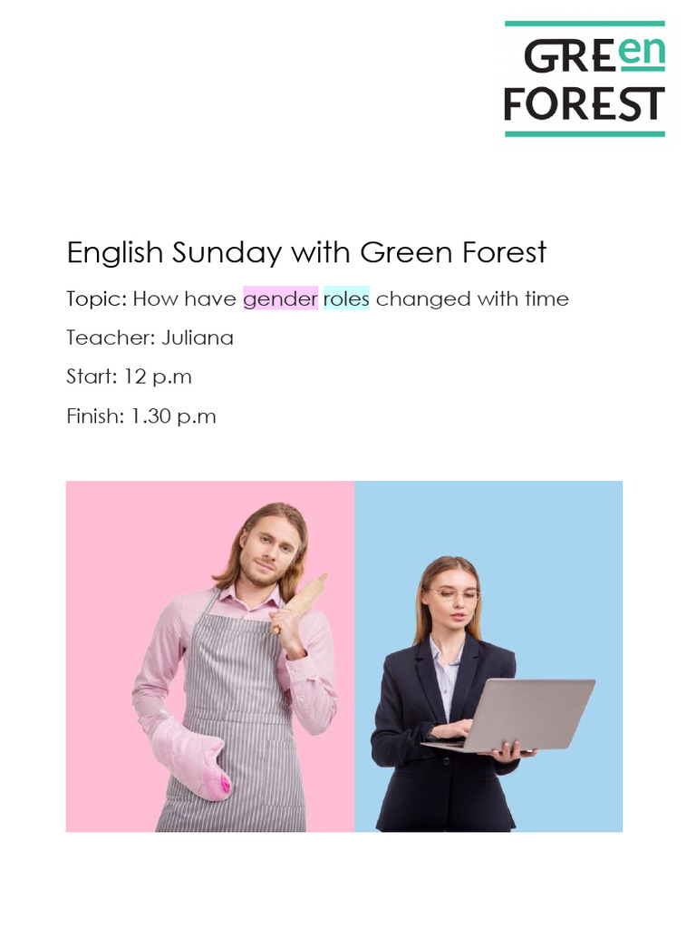 How Have Gender Roles Changed With Time | PDF