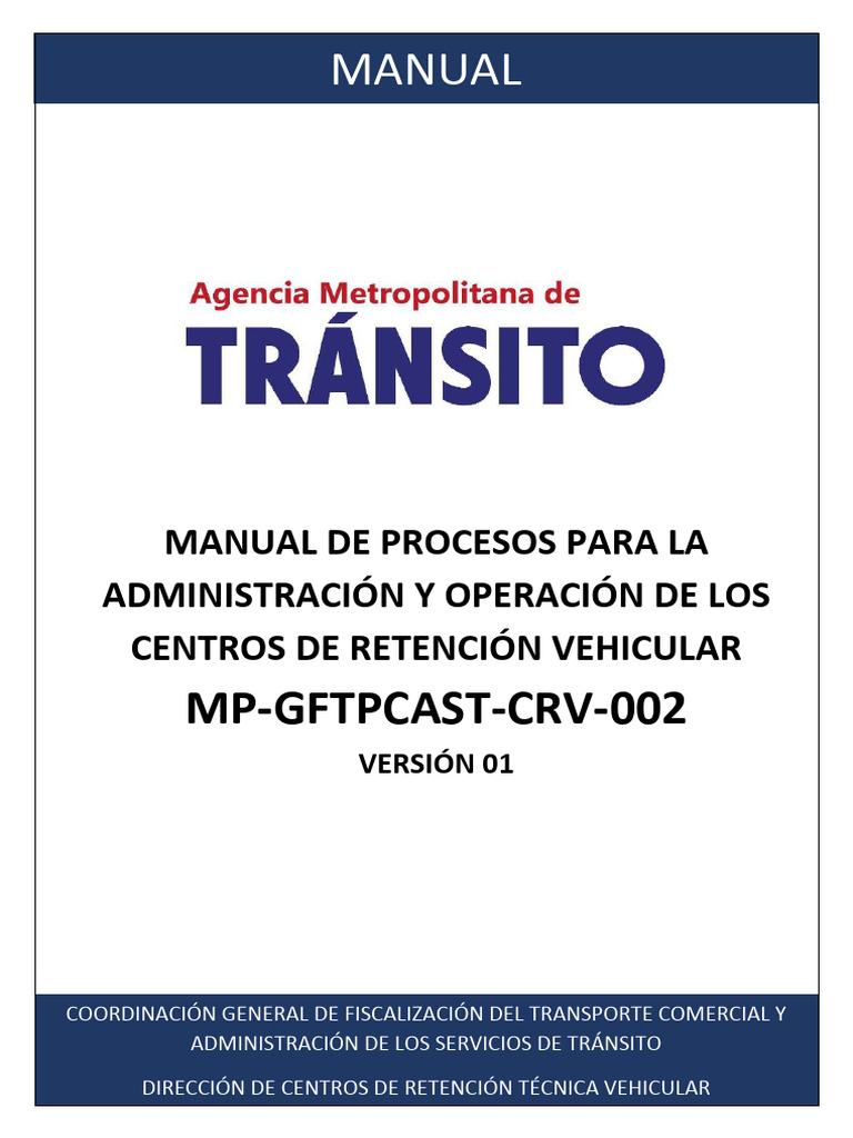 Manual Centros de RetenciÓn Vehicular Signed Signed Signed Signed Signed Signed Signed (1) (5 ...