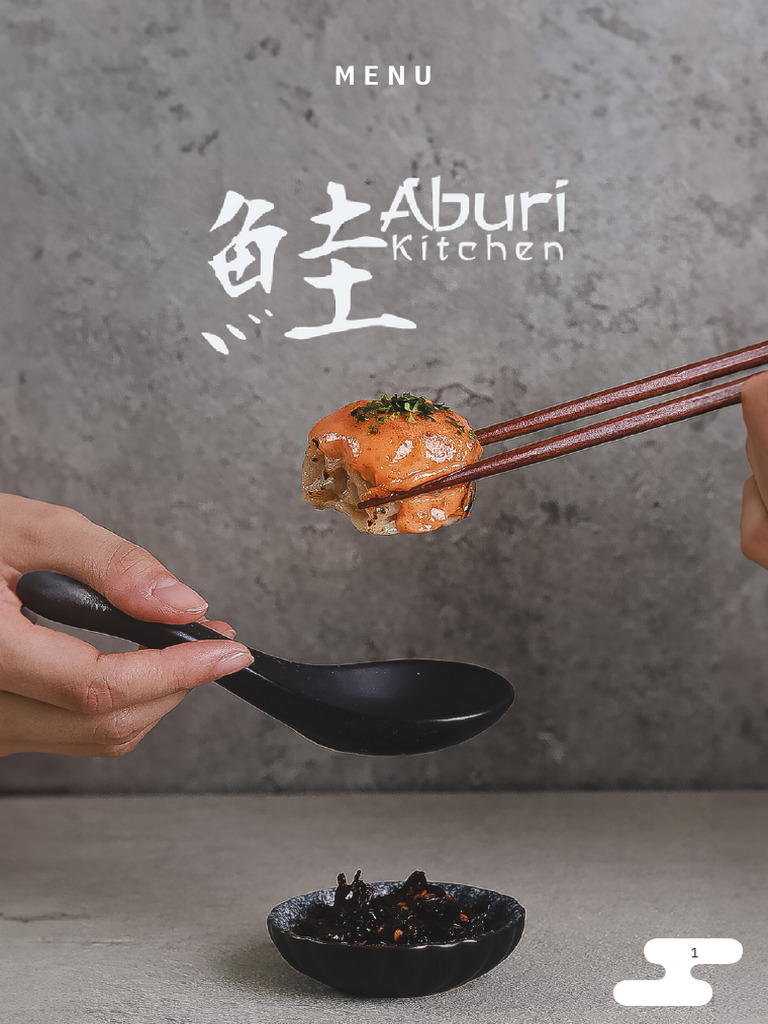 Aburi Kitchen - Dine in Menu PDF | PDF | Sauce | Food And Drink Preparation