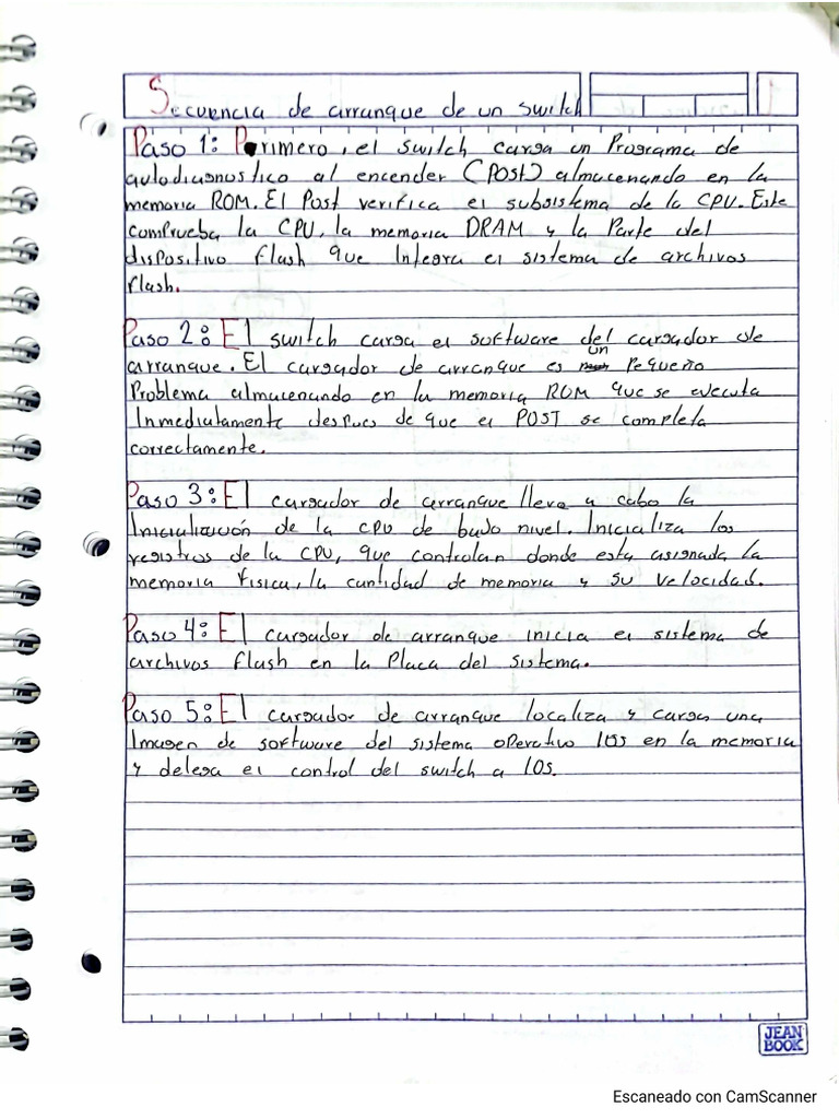 Proceso de Arranque Del Switch | PDF