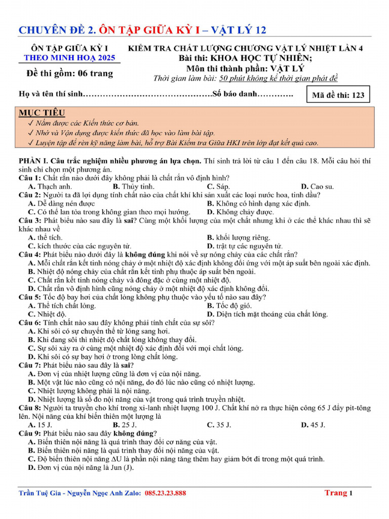 Bai Kiem Tra Giua Ky 1 Theo Minh Hoa 2025 de So 04 | PDF