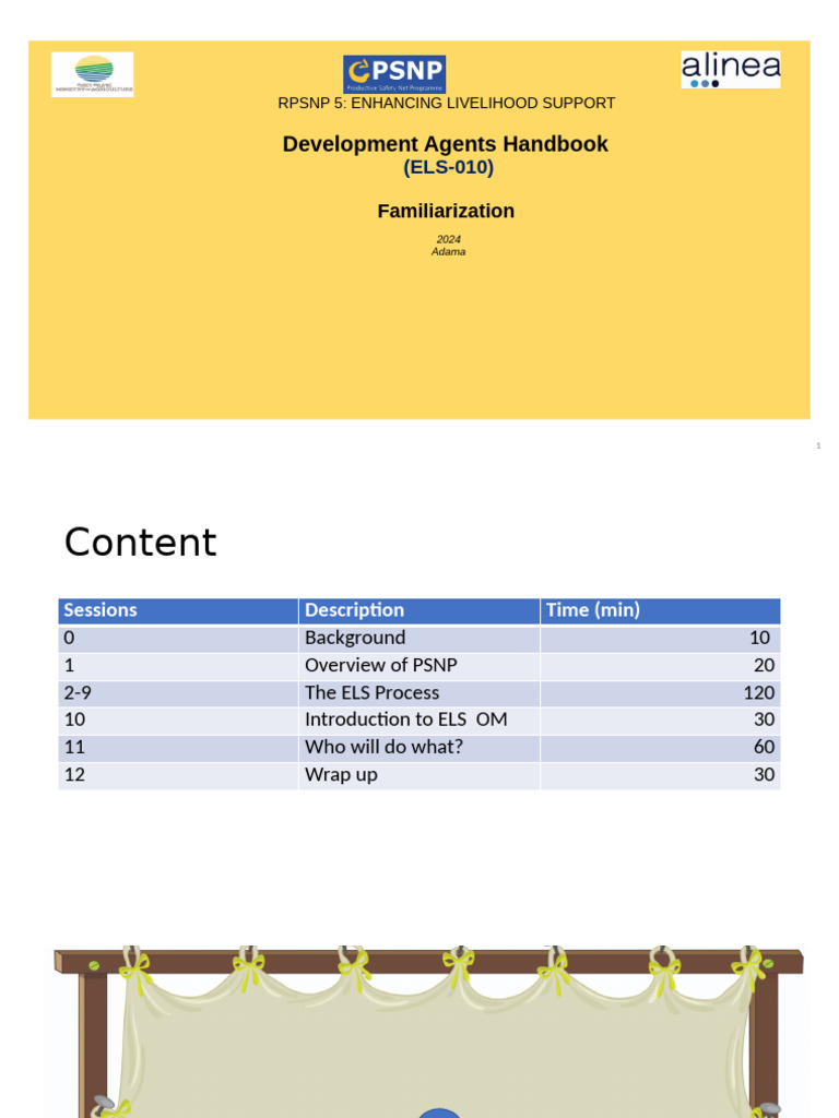 ELS-010 DAHB Familiarization | PDF | Employment | Vegetables