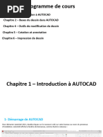 Cours Débutant AutoCAD : Module 1 | PDF | AutoCAD | Dessin