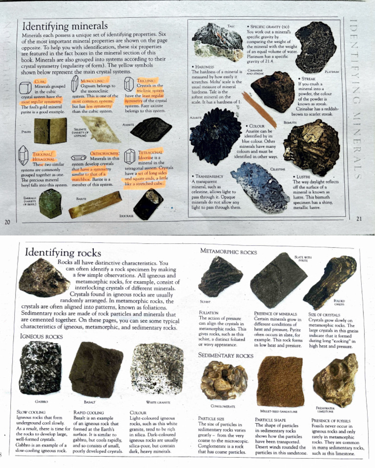 Mineral_Rocks_Characteristics._Feb_2025 | PDF