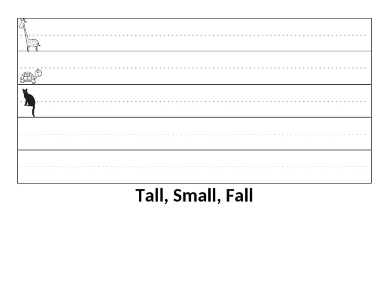 Tall, Small, Fall Filled in | PDF