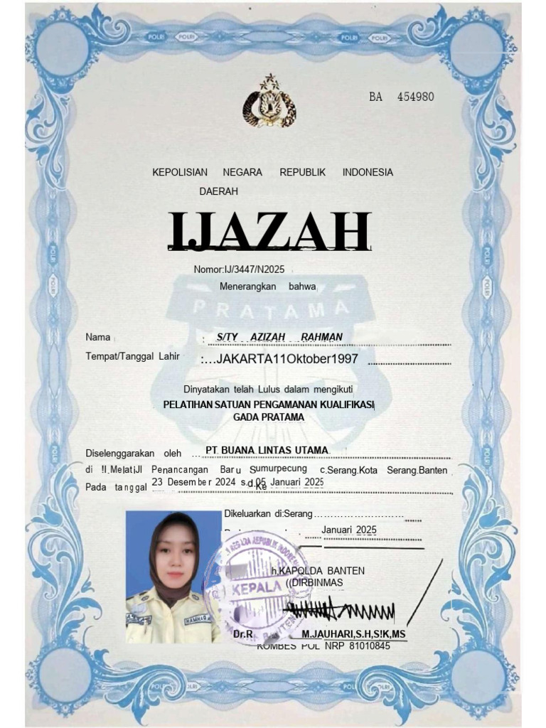 Ijazah Security | PDF