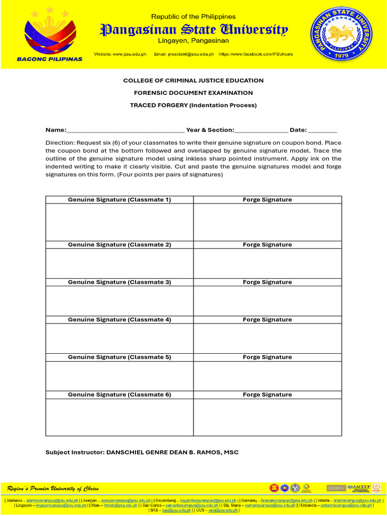 QDE Traced Forgery Indentation Process | PDF