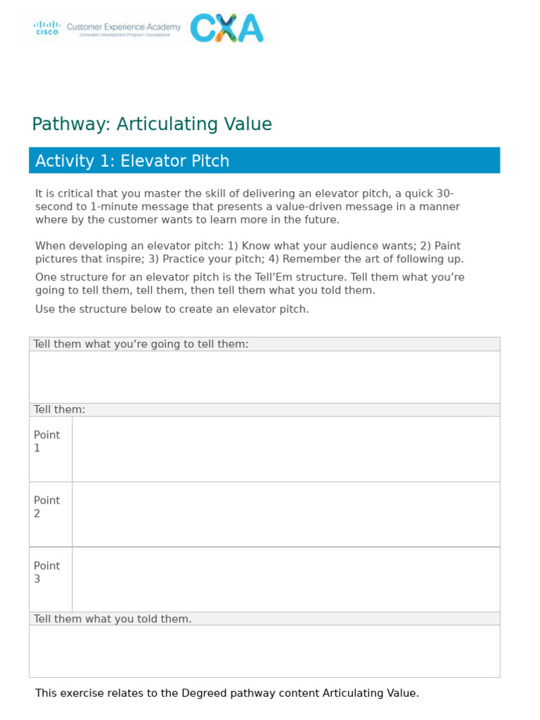 Articulating Value Activities | PDF | Persuasion | Communication
