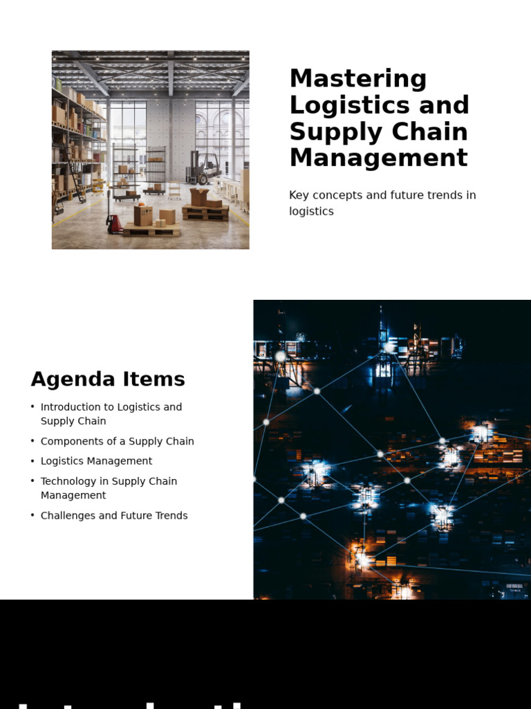 Logistics and Supply Chain | PDF | Logistics | Supply Chain