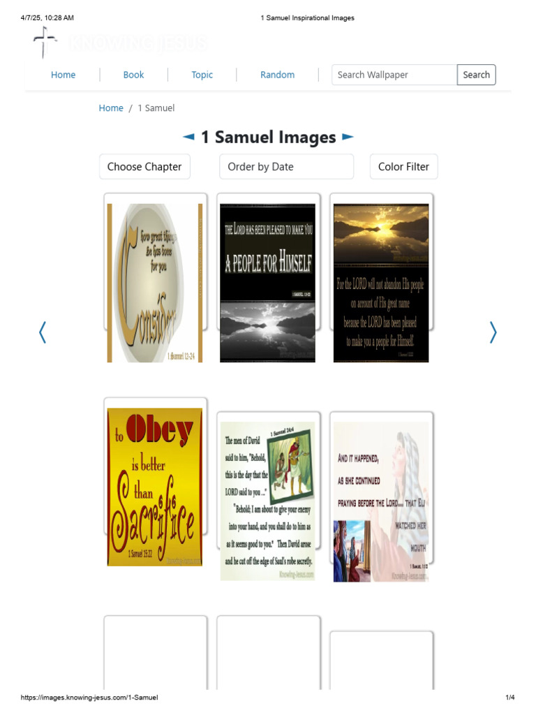 1 Samuel Inspirational Images Collection | PDF | Books Of Samuel | Samuel