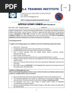 Aptc Application Form New | PDF | Identity Document | Diploma
