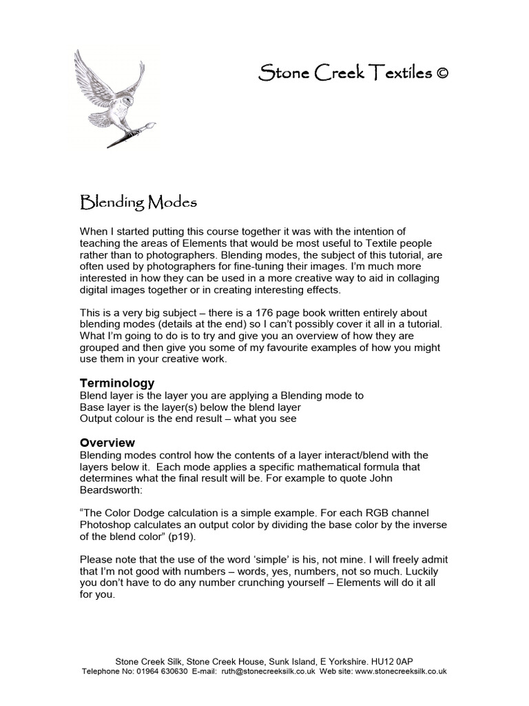 Blend Modes Explained English | PDF | Imaging | Graphic Design