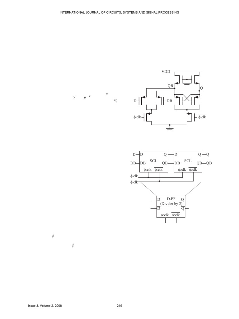 High-Frequency Divider-by-3 Circuit Design | PDF | Electronic Circuits ...