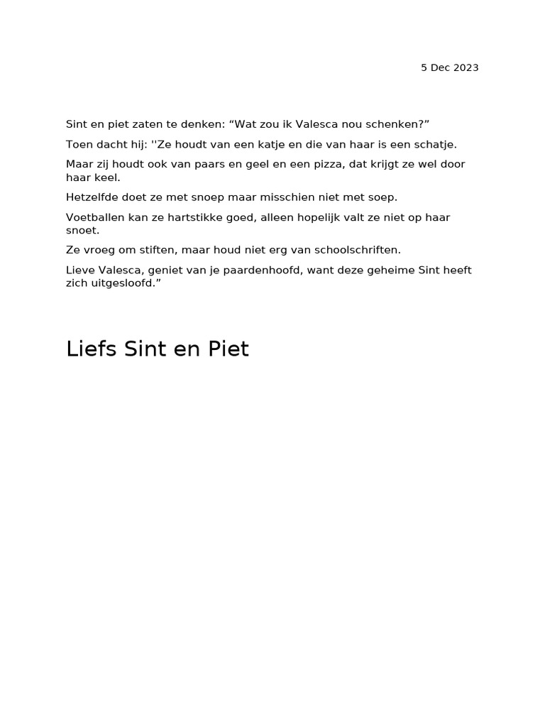 Suprise Gedicht Valesca | PDF