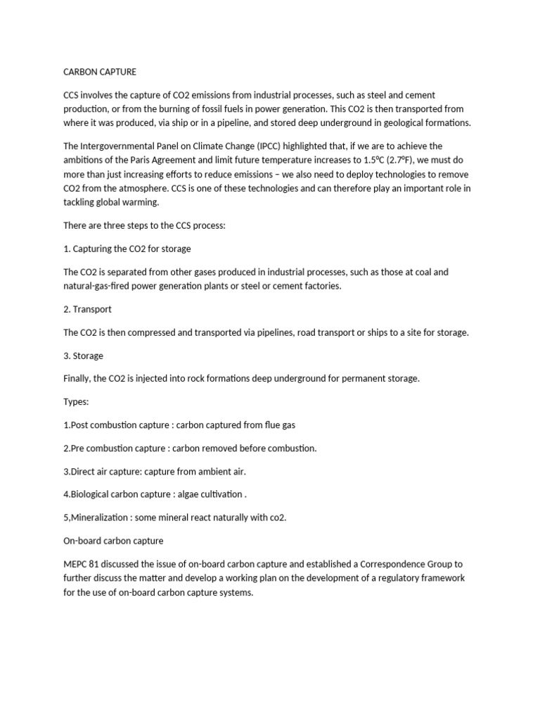 CARBON CAPTURE-WPS Office | PDF