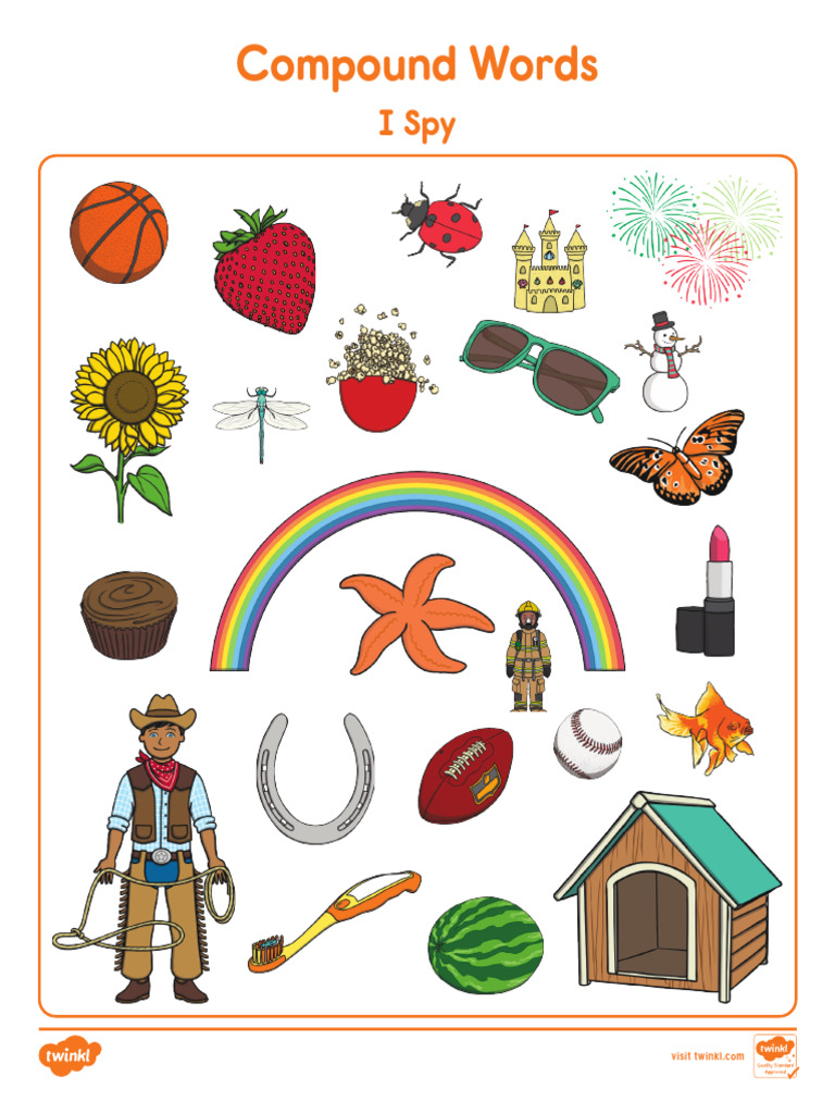 Compound Words I Spy Activity | PDF