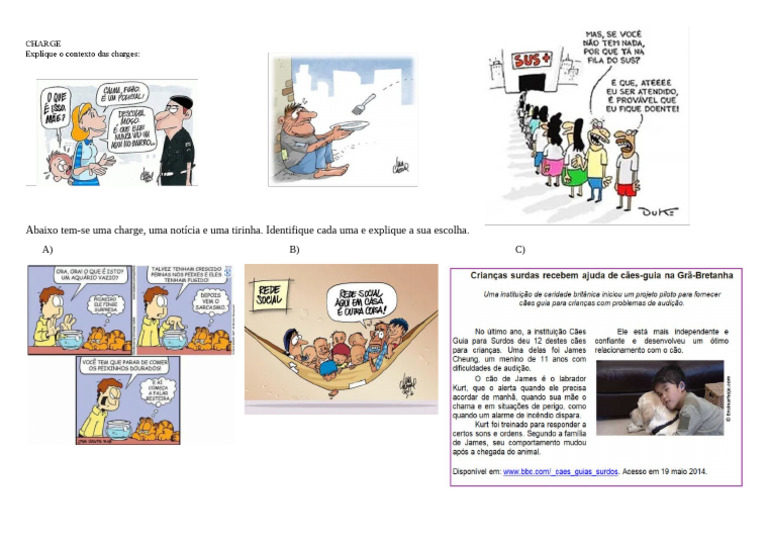 Charge e tirinha | PDF