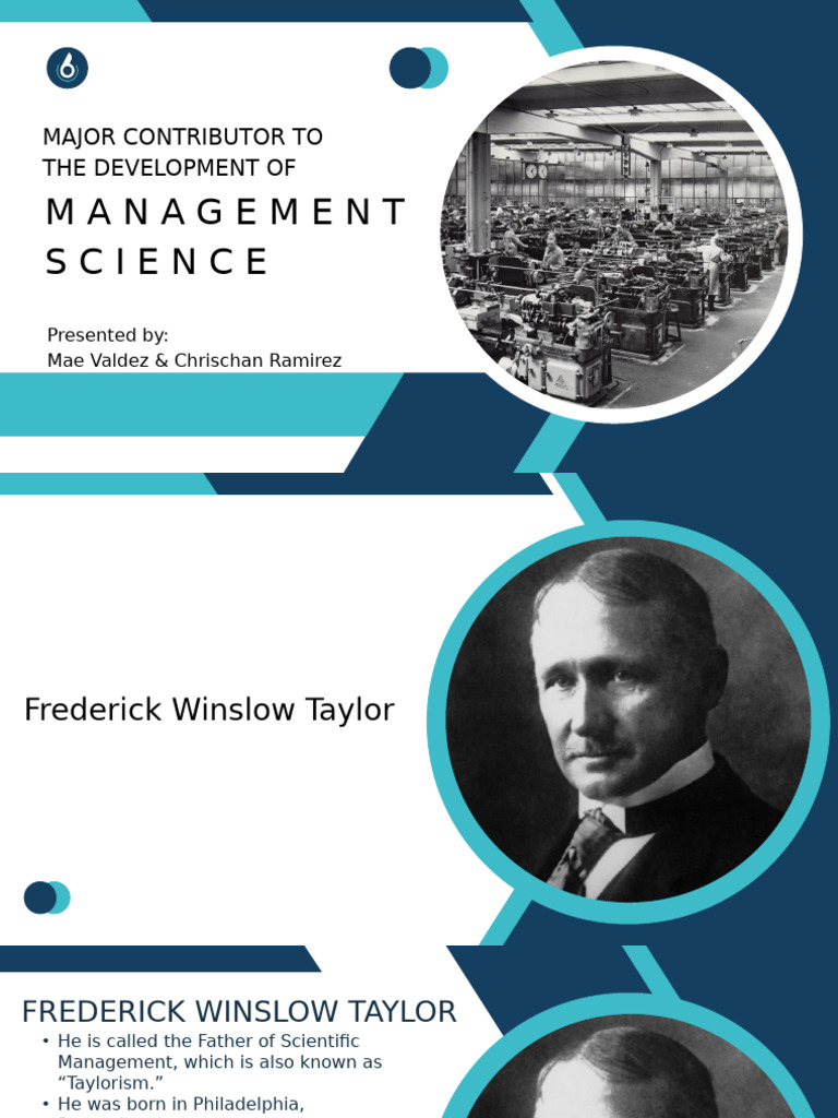 Frederick Taylor's Scientific Management Principles | PDF | Economies ...