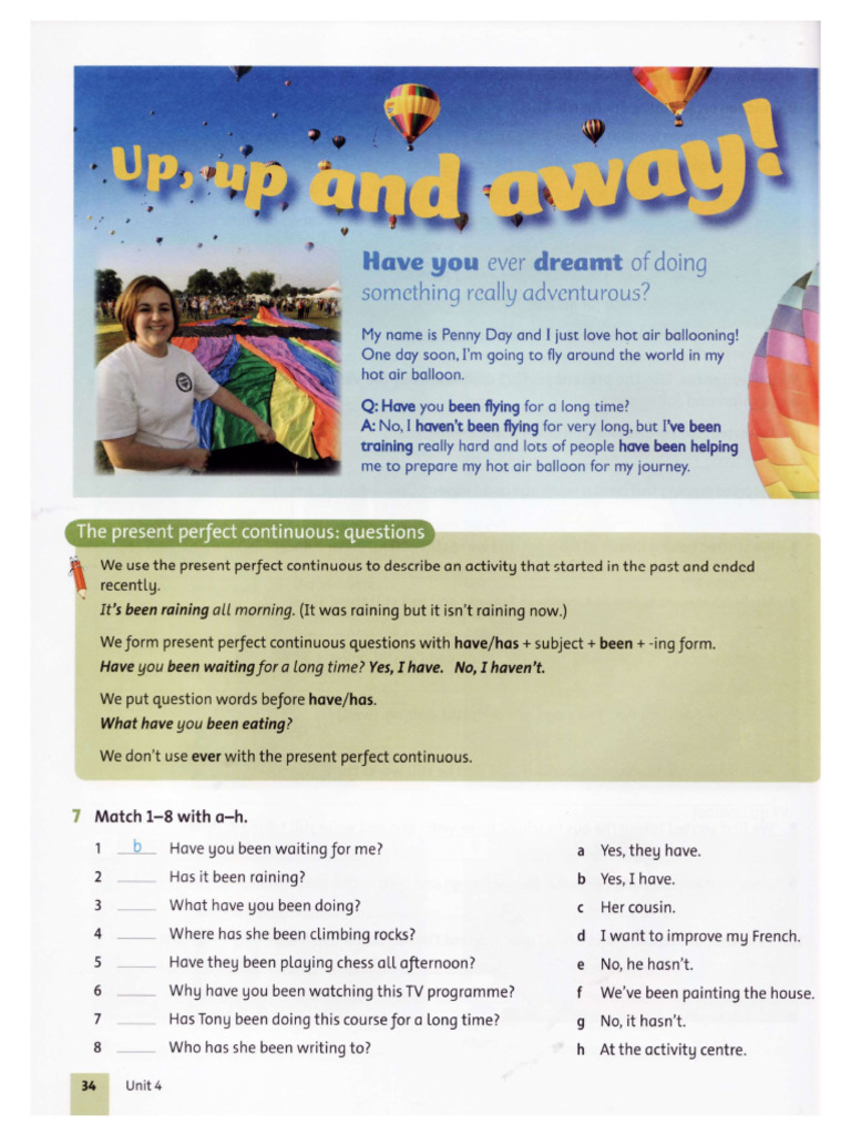 23.3_Present perfect continuous questions | PDF