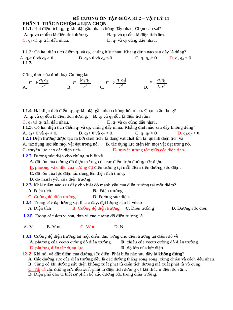 K11-Đề-cương-ôn-tập-GK2-BS-tự-luận-1 | PDF
