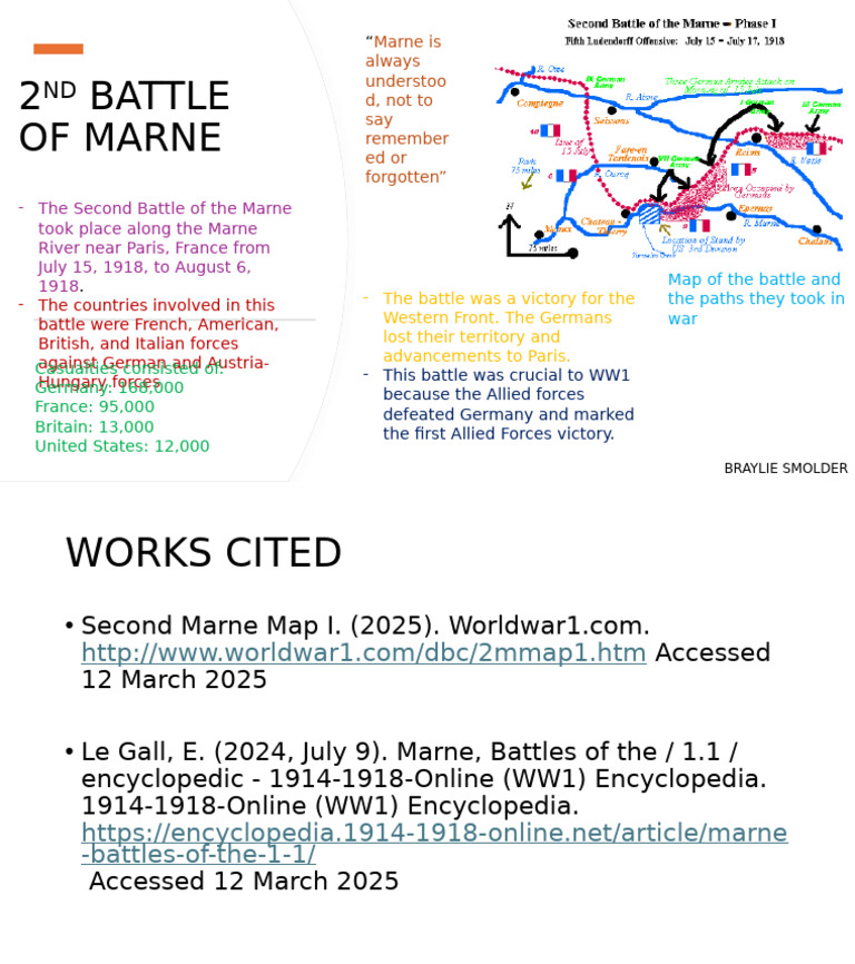 Second Battle of the Marne Overview | PDF