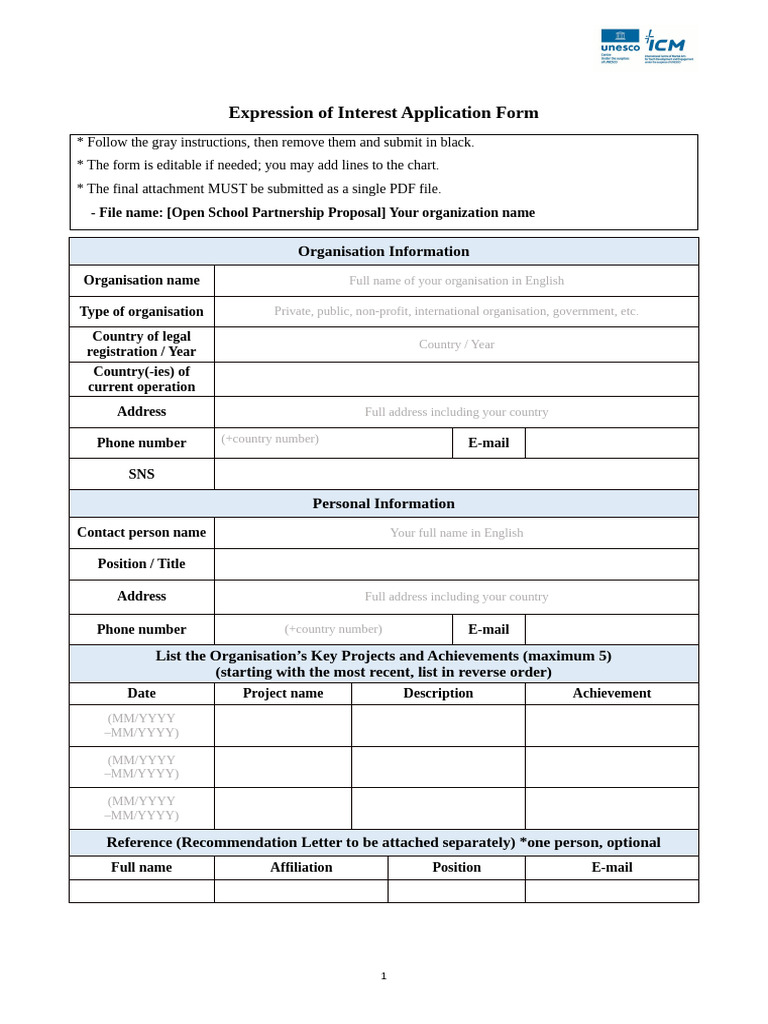 2025 Martial Arts Open School - Application Form | PDF