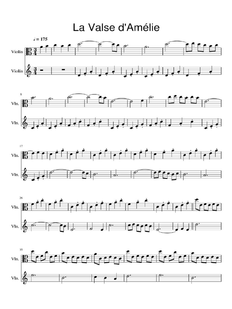 Amelie La Valse | PDF