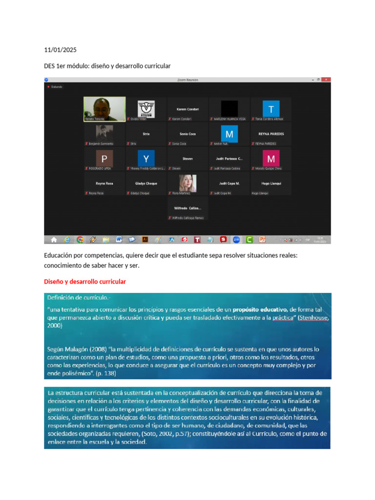 DES UPEA - 1er Módulo | PDF