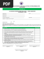 Performance Management and Evaluation System PMES 1 | PDF | Learning ...