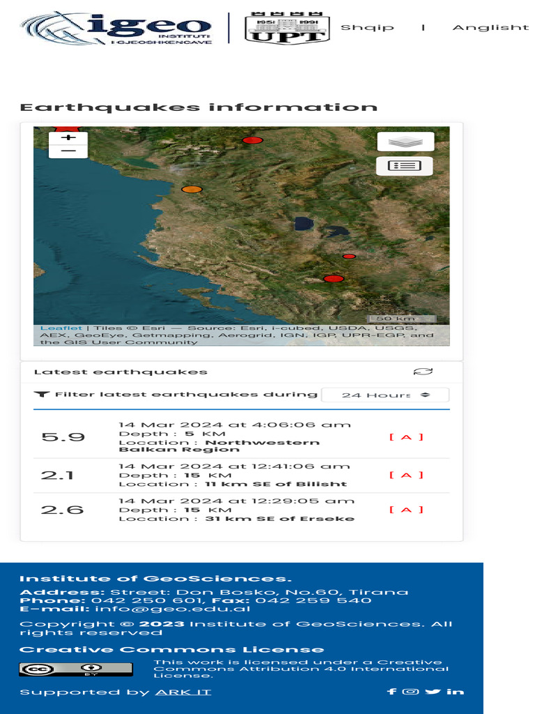 Institute of GeoSciences | PDF