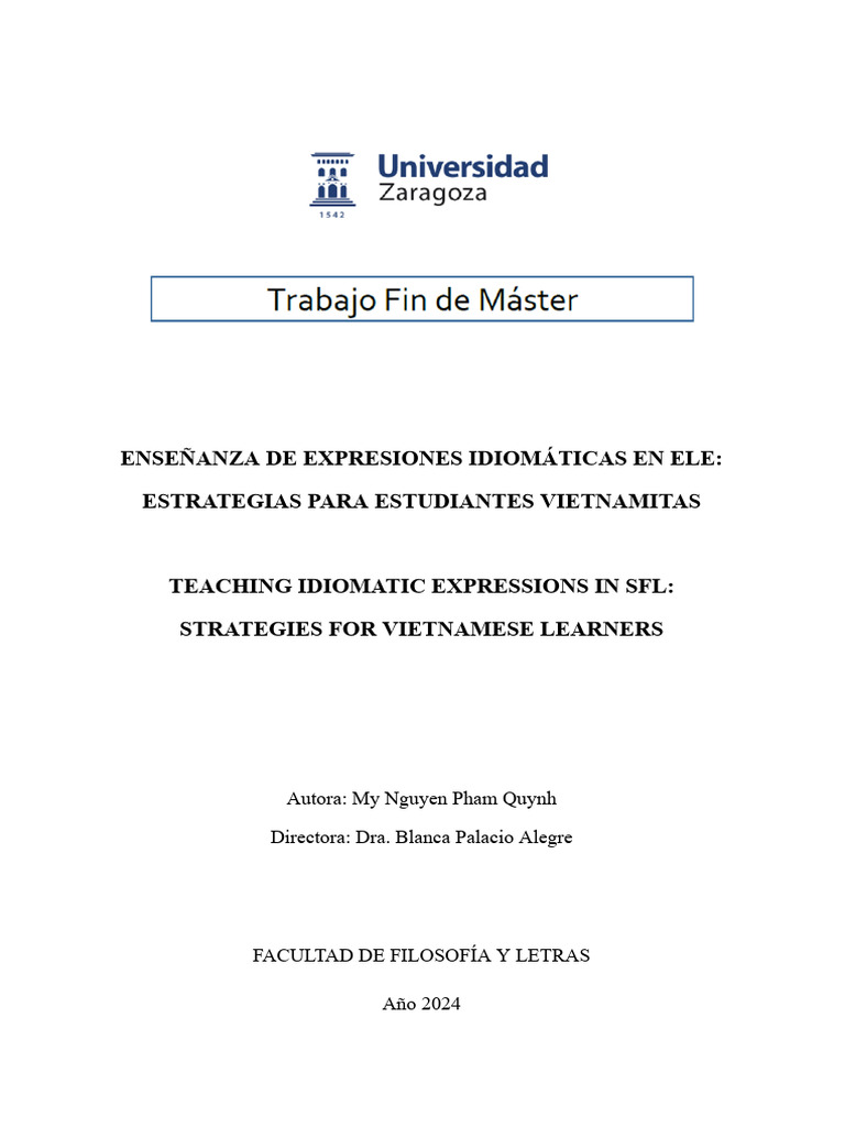 TAZ-TFM-2024-1106 | PDF | Palabra | Verbo