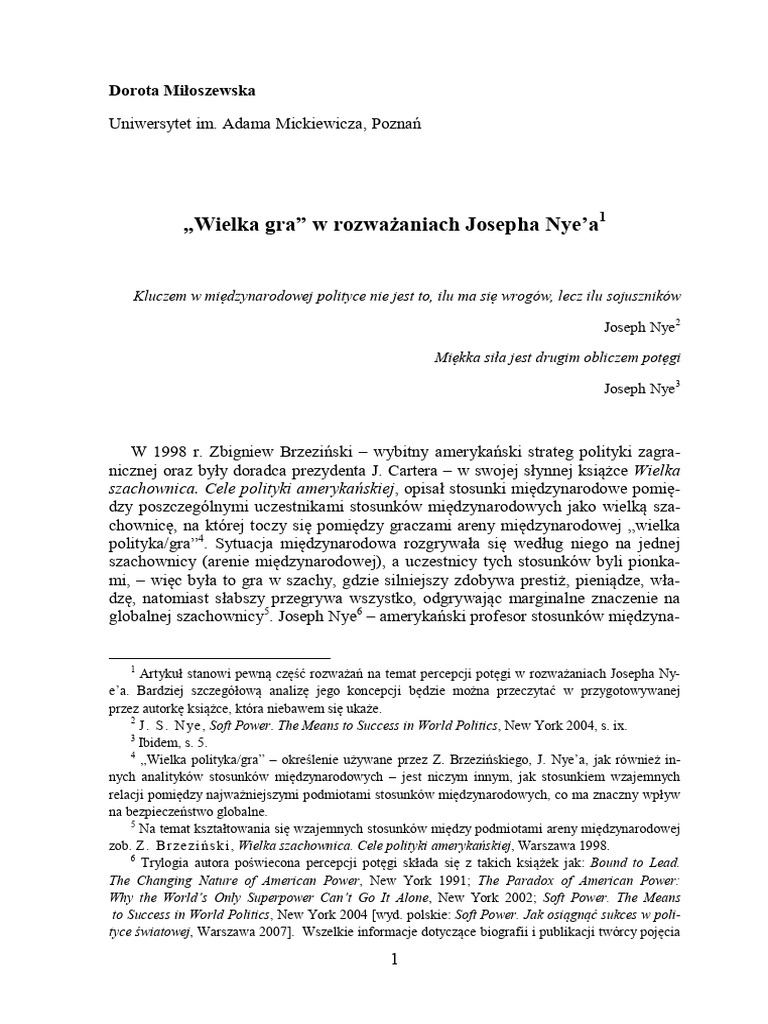 Wielka Gra | PDF