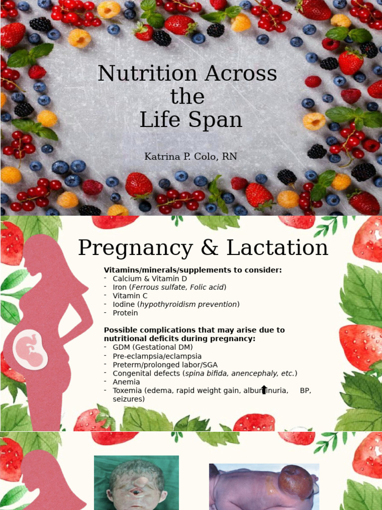 Nutrition Lifespan (1) | PDF | Foods | Pregnancy