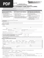 Medi Assist Reimbursement - Sample Claim Form | PDF | Reimbursement
