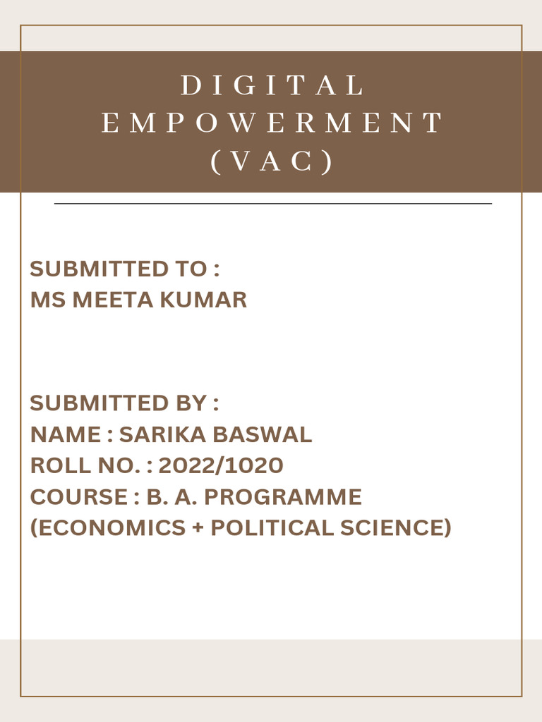 Sarika 2022:1020 Vac Assignment 1 | PDF | World Wide Web | Internet & Web