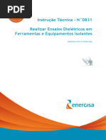 Checklist de Megagem de Motores e Cabos | PDF | Fiação elétrica | Voltagem